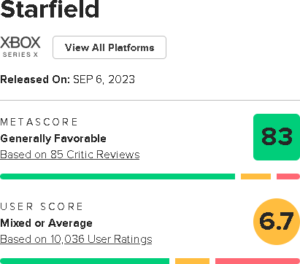 【83点】Starfieldの評価まとめ 新たな宇宙開拓は成功と失敗両面を含む